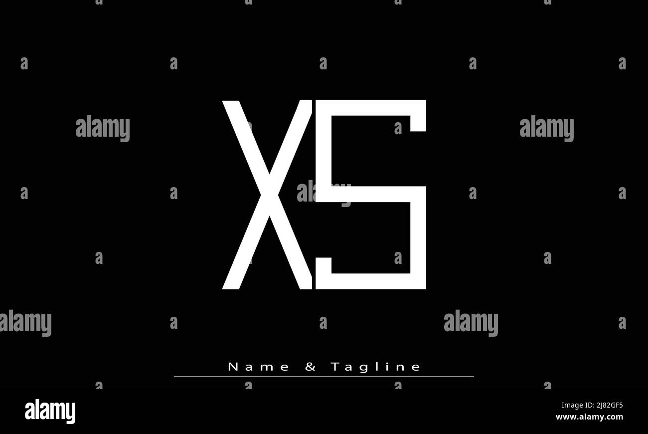 Letter xs logo hi-res stock photography and images - Alamy