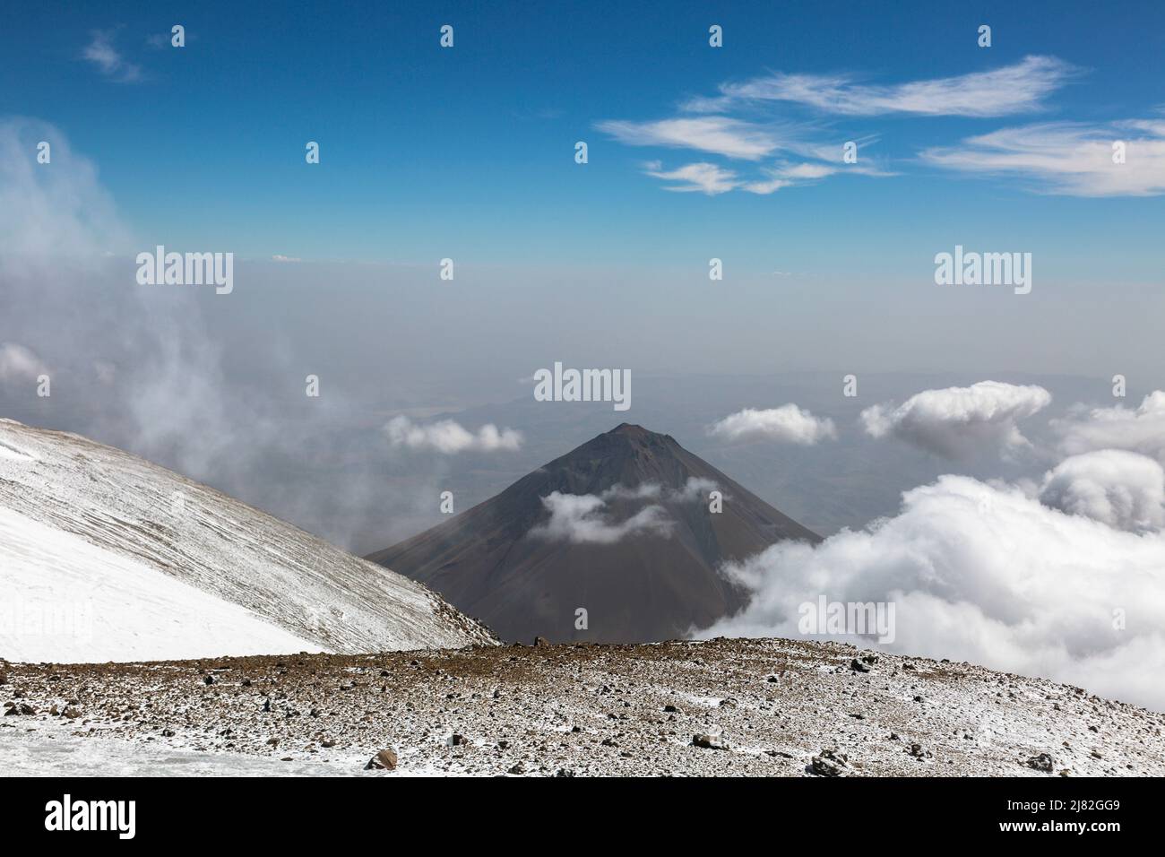 Little Ararat, also known as Mount Sis or Lesser Ararat from the Mount ...