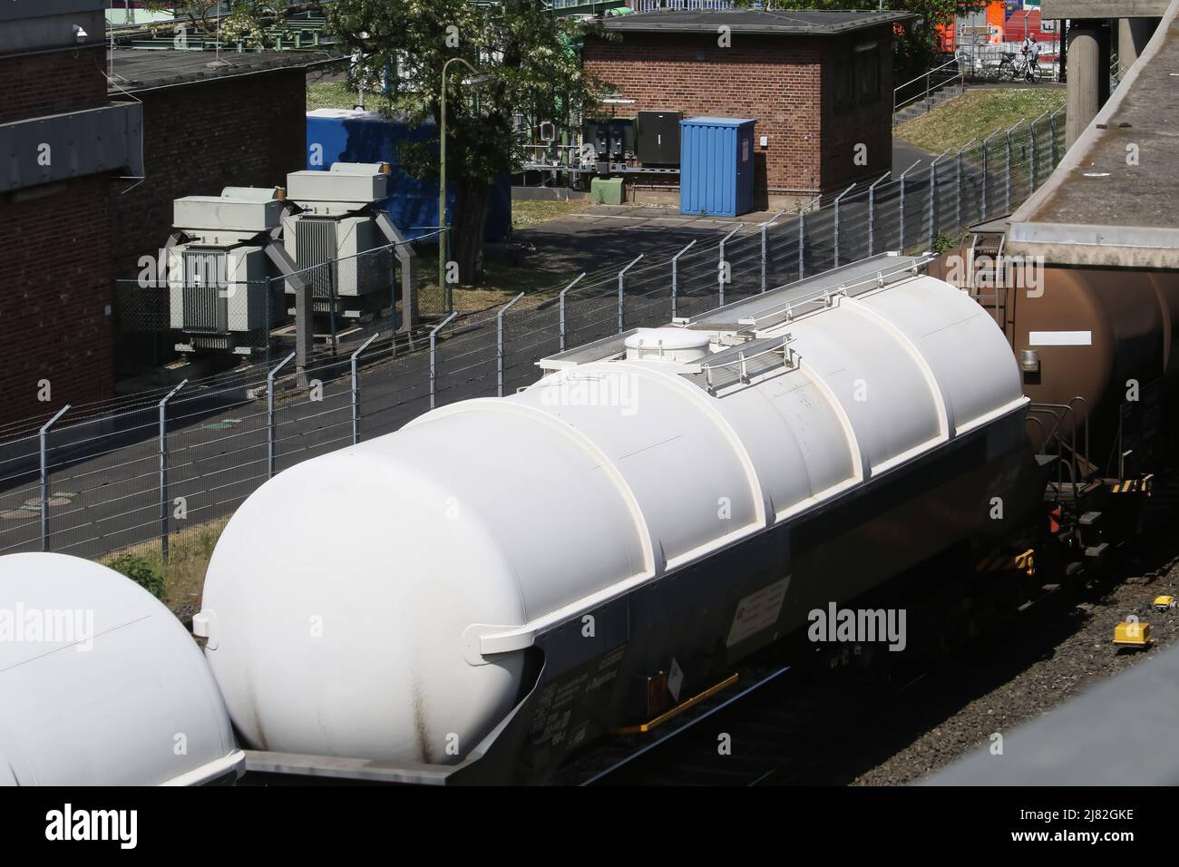 oil tanks in the factory Stock Photo - Alamy