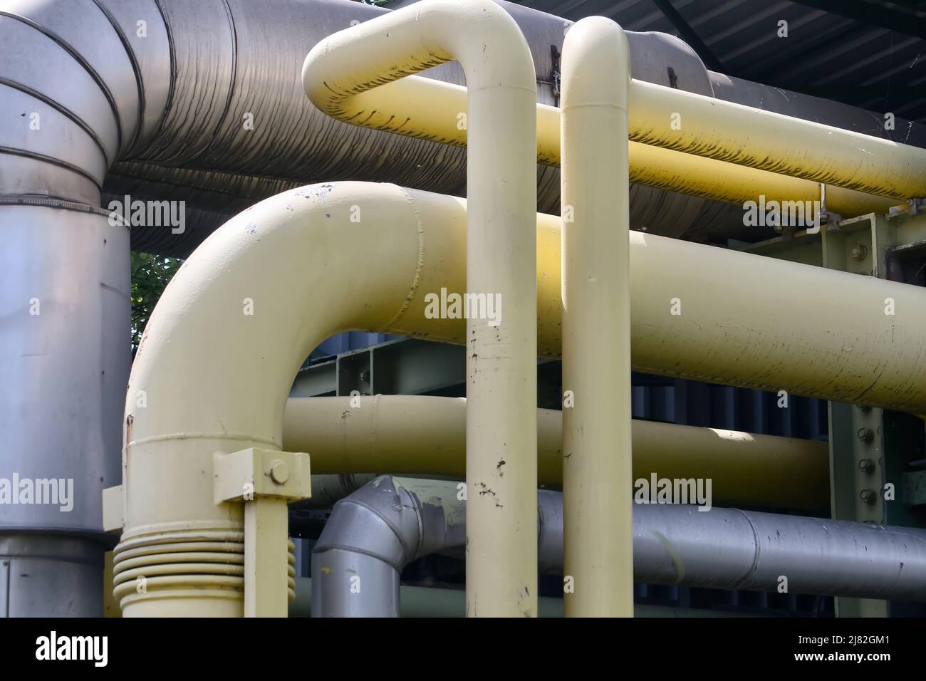 pipes in the factory Stock Photo - Alamy