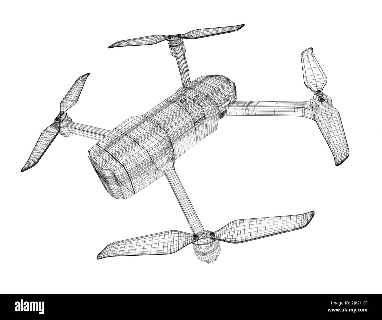 drone 3d model Stock Photo - Alamy