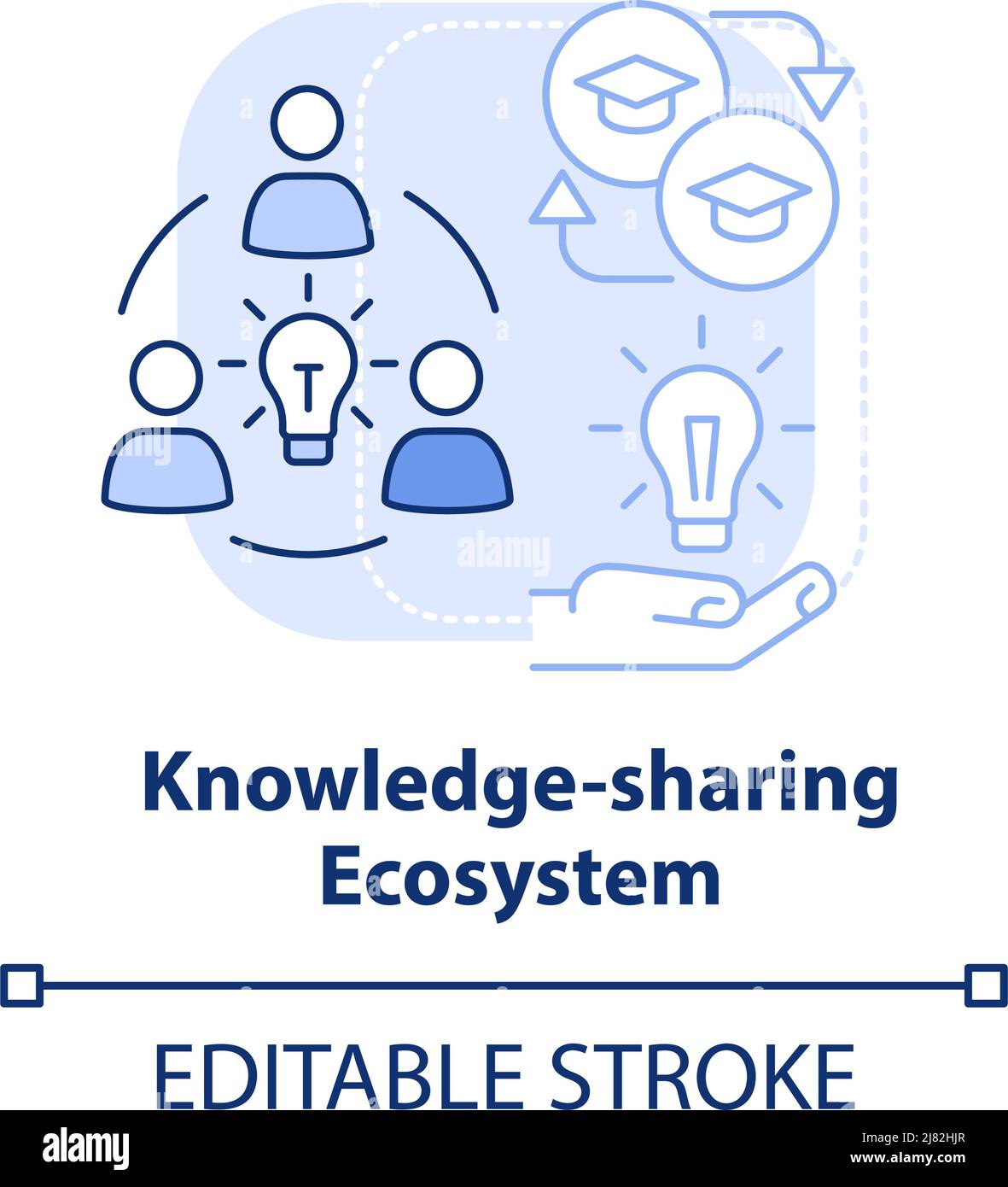 Knowledge sharing logo Stock Vector Images - Alamy