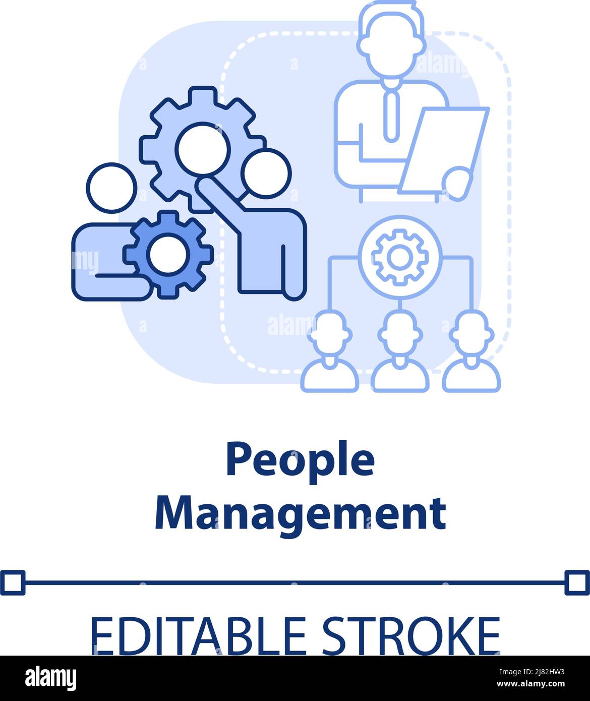 People management light blue concept icon Stock Vector Image & Art - Alamy