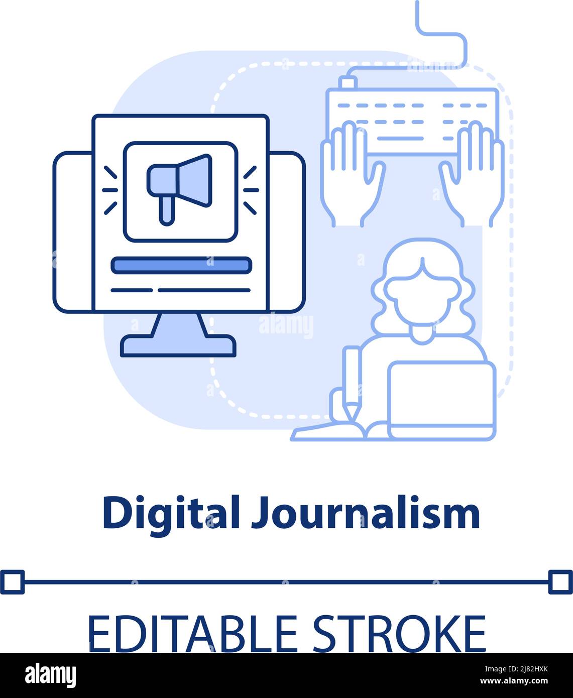 Future of journalism Stock Vector Images - Alamy