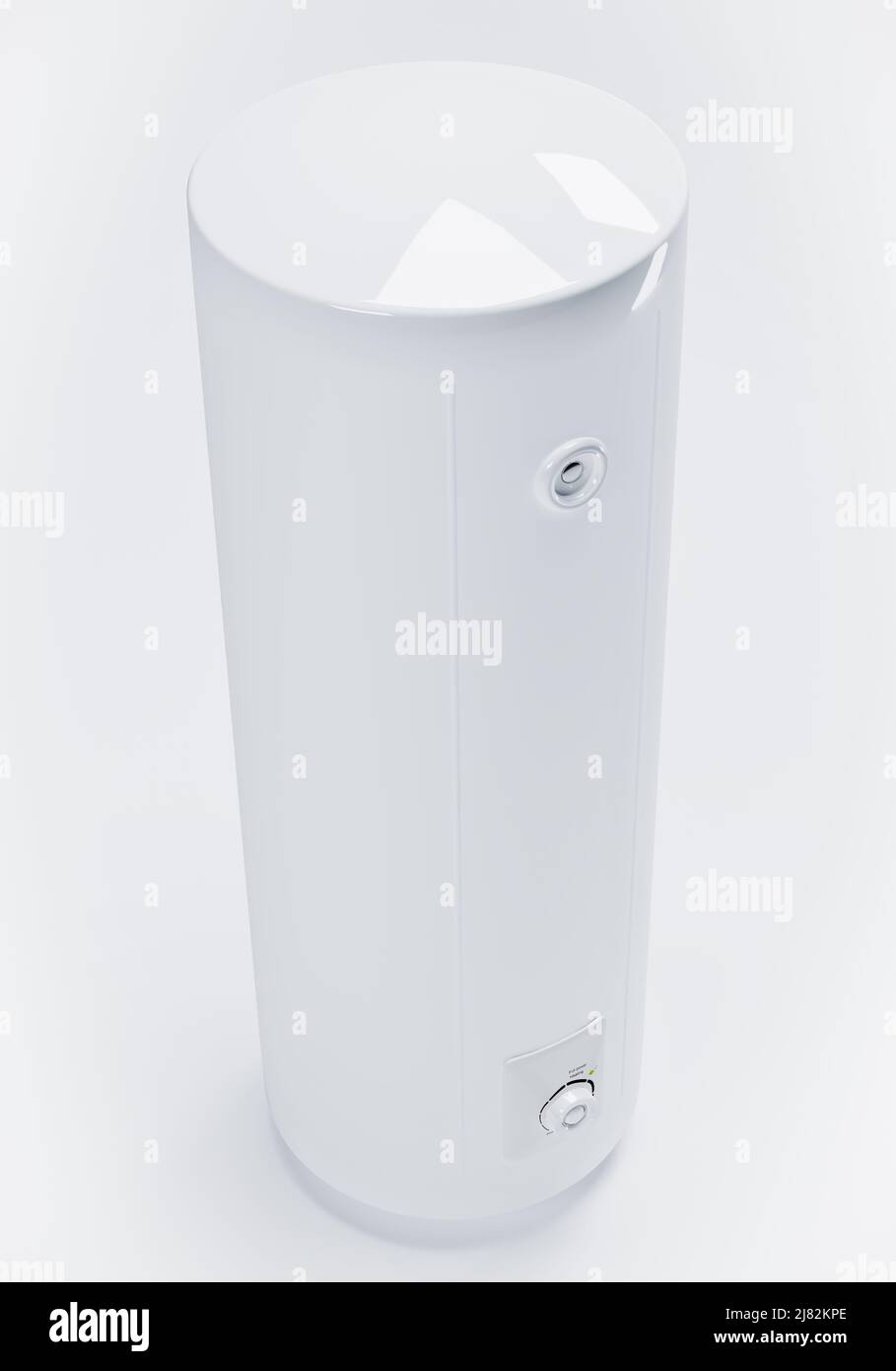 3d model of water heater Isolated on white background Stock Photo - Alamy