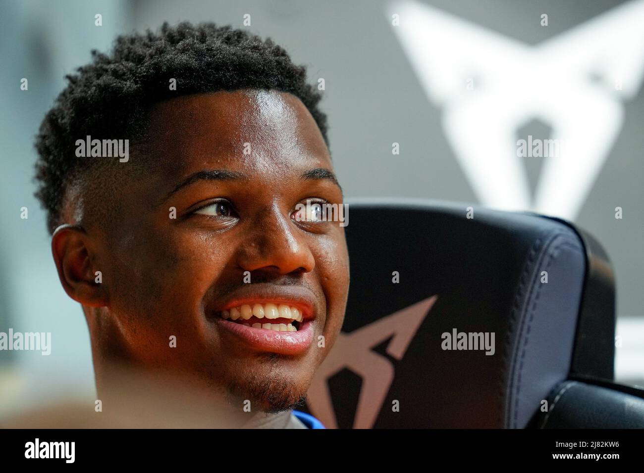 Ansu Fati of FC Barcelona on the bench during the La Liga match between ...