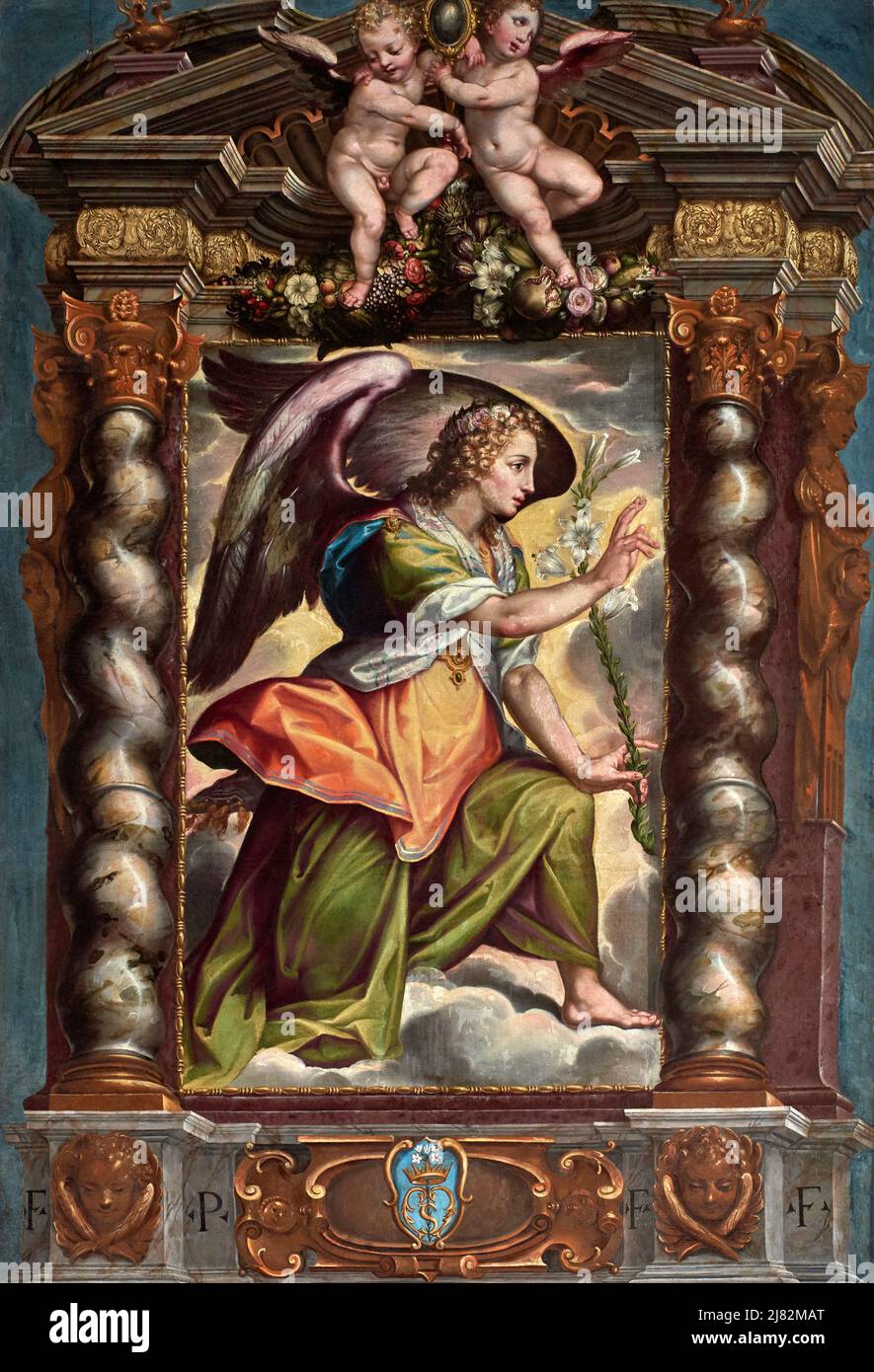 Angelo annunciante - olio su tela - Francesco Vanni - 1598 - Siena ...