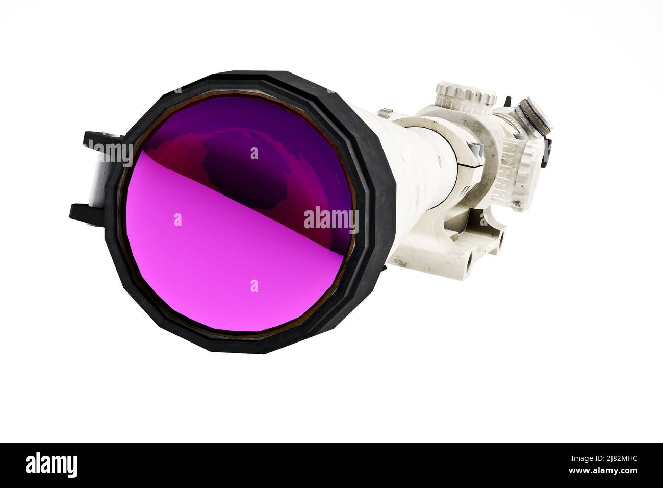 3d model optical sight for weapons isolated on white backgro Stock ...
