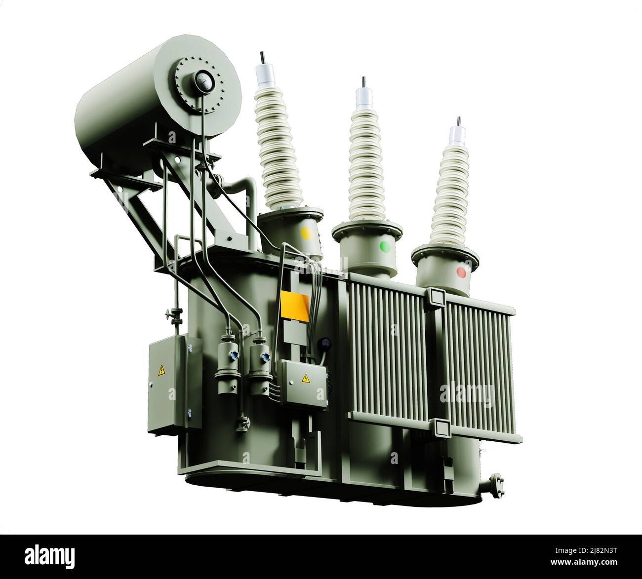 transformer isolated on black background 3d model Stock Photo - Alamy