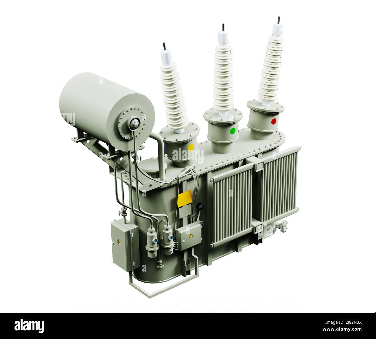 transformer isolated on black background 3d model Stock Photo - Alamy