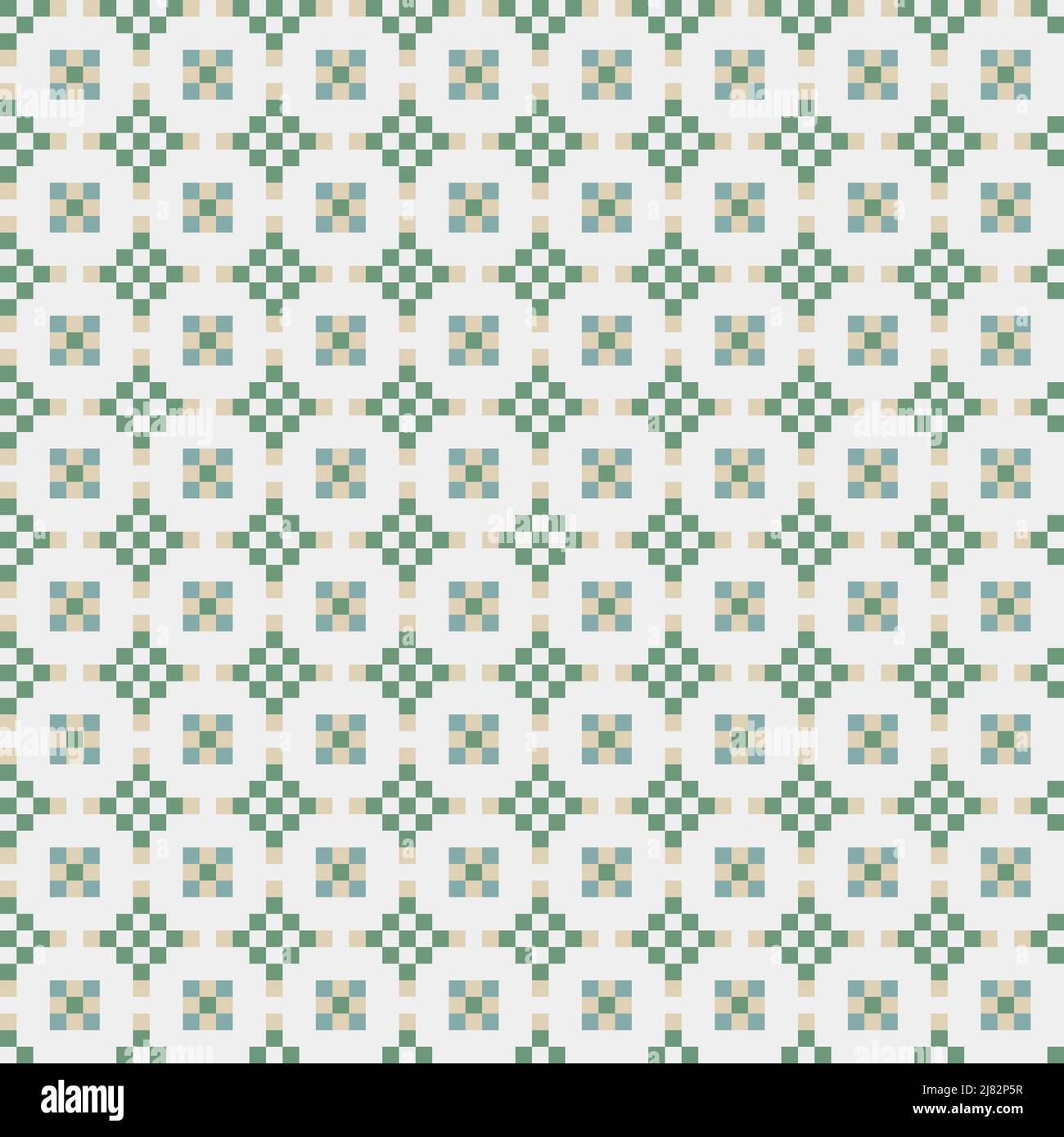 Abstract Cross Pattern Dotted Generative Computational Art Illustration