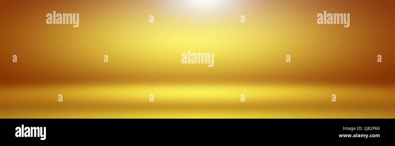 Abstract Luxury Gold yellow gradient studio wall, well use as ...