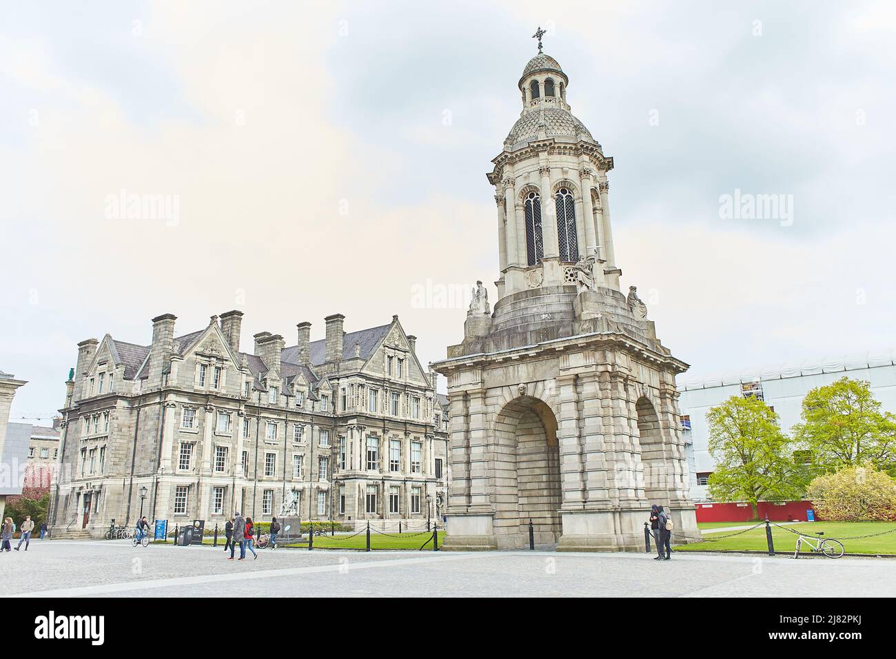 Dublin, Ireland - 04.10.2022: The Trinity College Dublin, the ...
