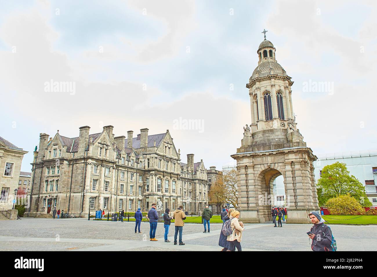 Dublin, Ireland - 04.10.2022: The Trinity College Dublin, the ...