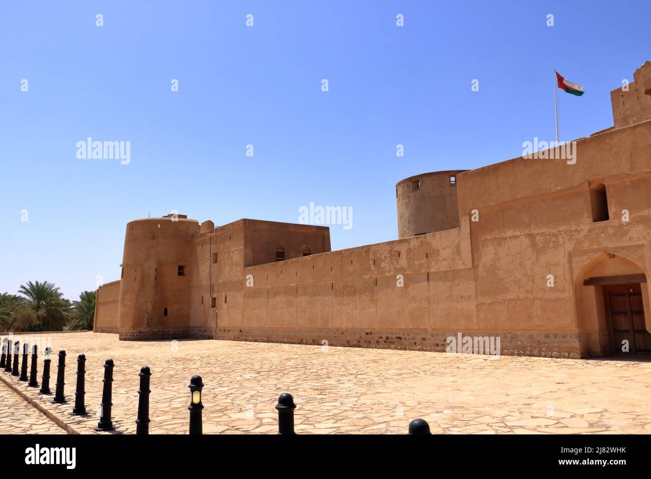 Fort Jabreen Castle, a beautiful historic castle in Oman Stock Photo ...