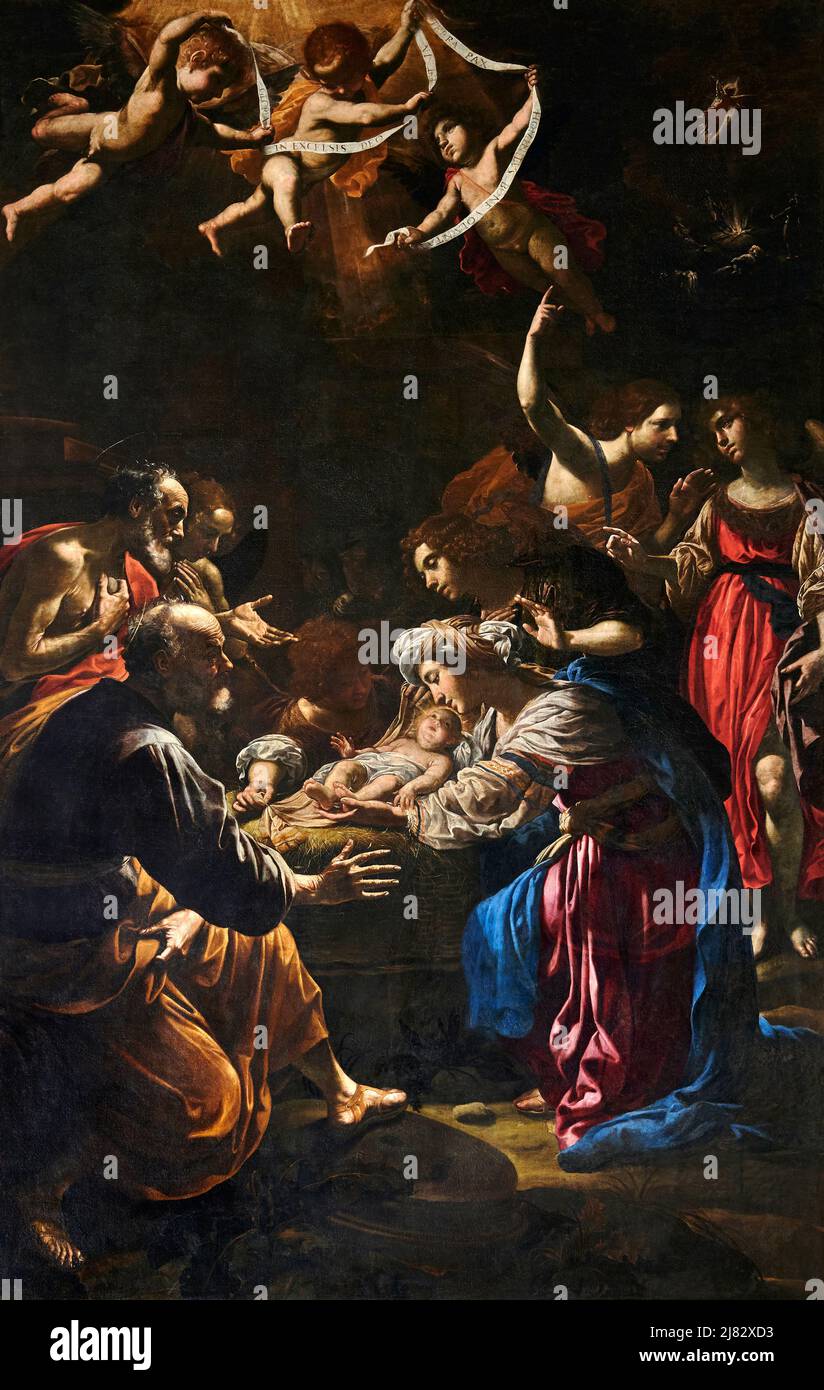 Natività di Gesù - olio su tela - Rutilio Manetti - 1635 - Colle Val d ...