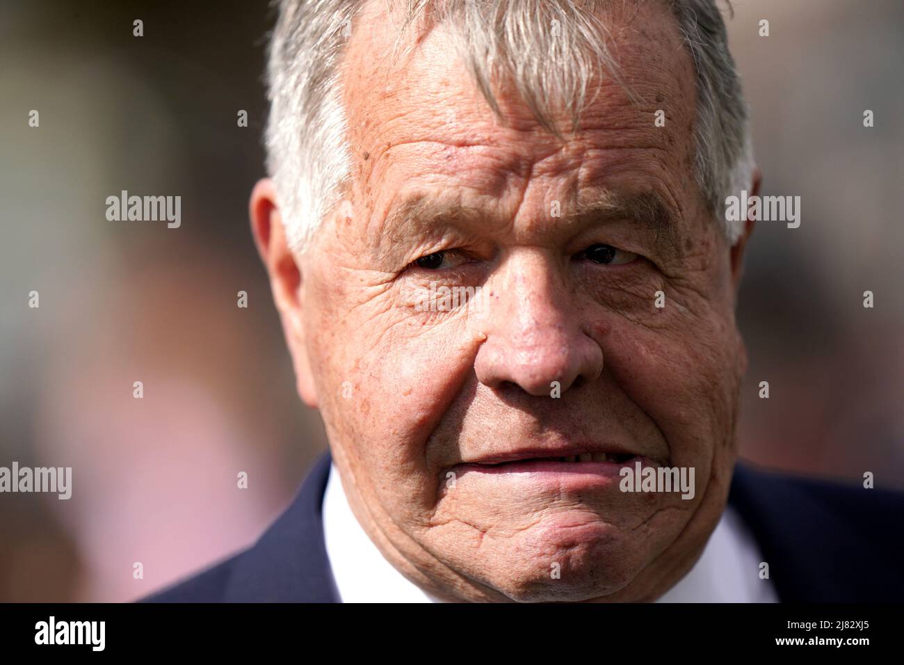 Trainer Sir Michael Stoute during day two of the Dante Festival 2022 at ...