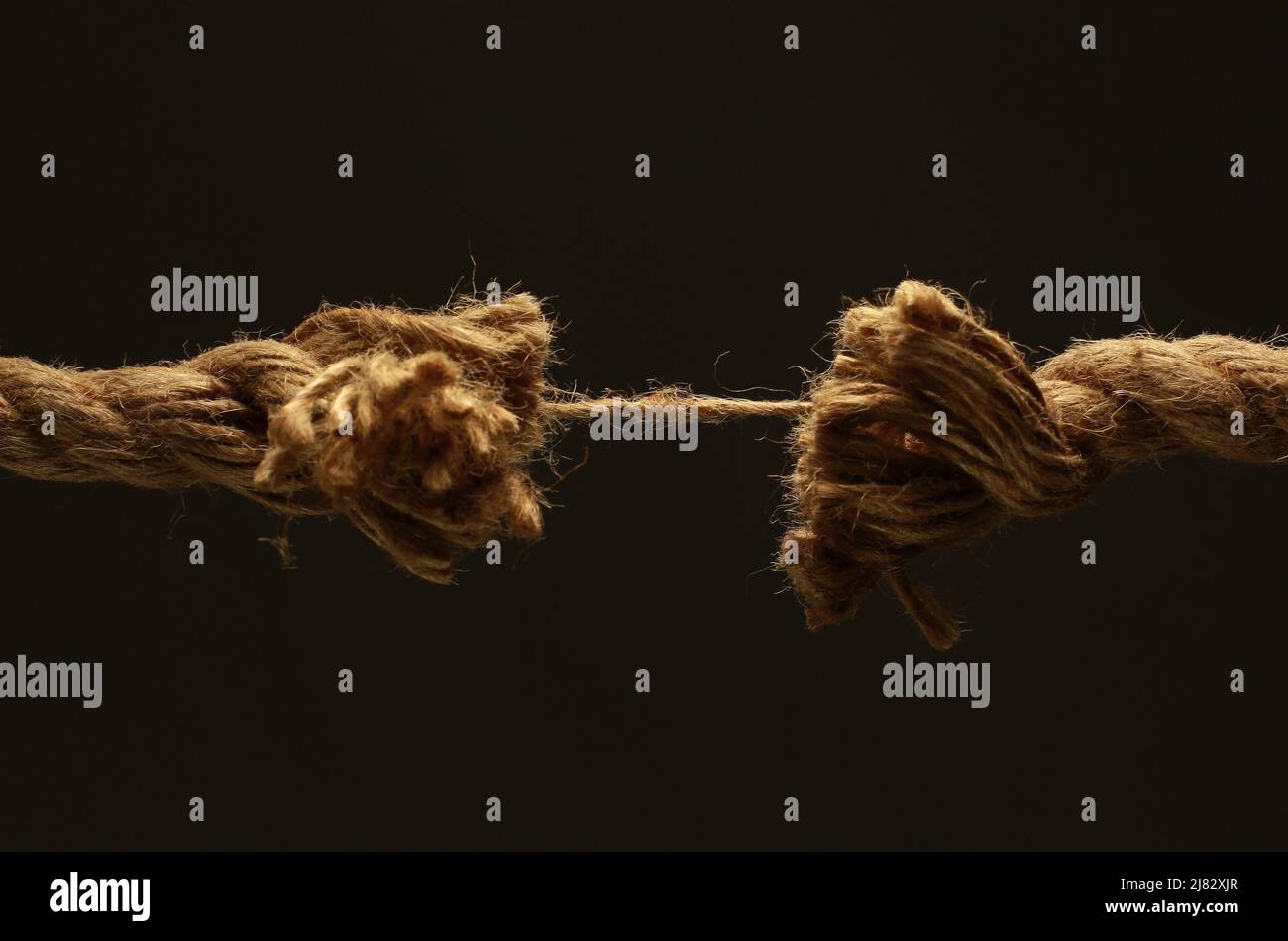 Frayed rope pull hi-res stock photography and images - Alamy