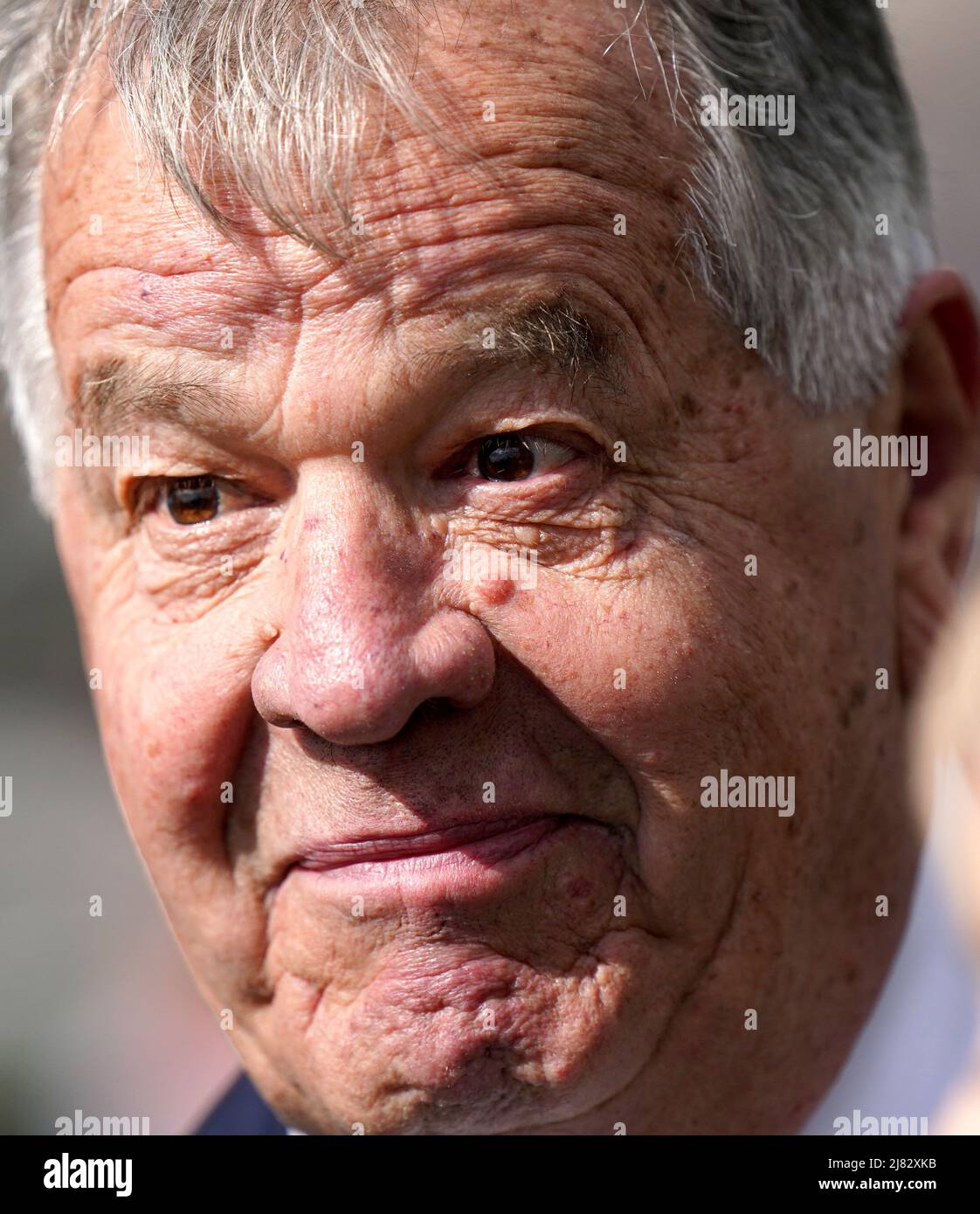Trainer Sir Michael Stoute during day two of the Dante Festival 2022 at ...