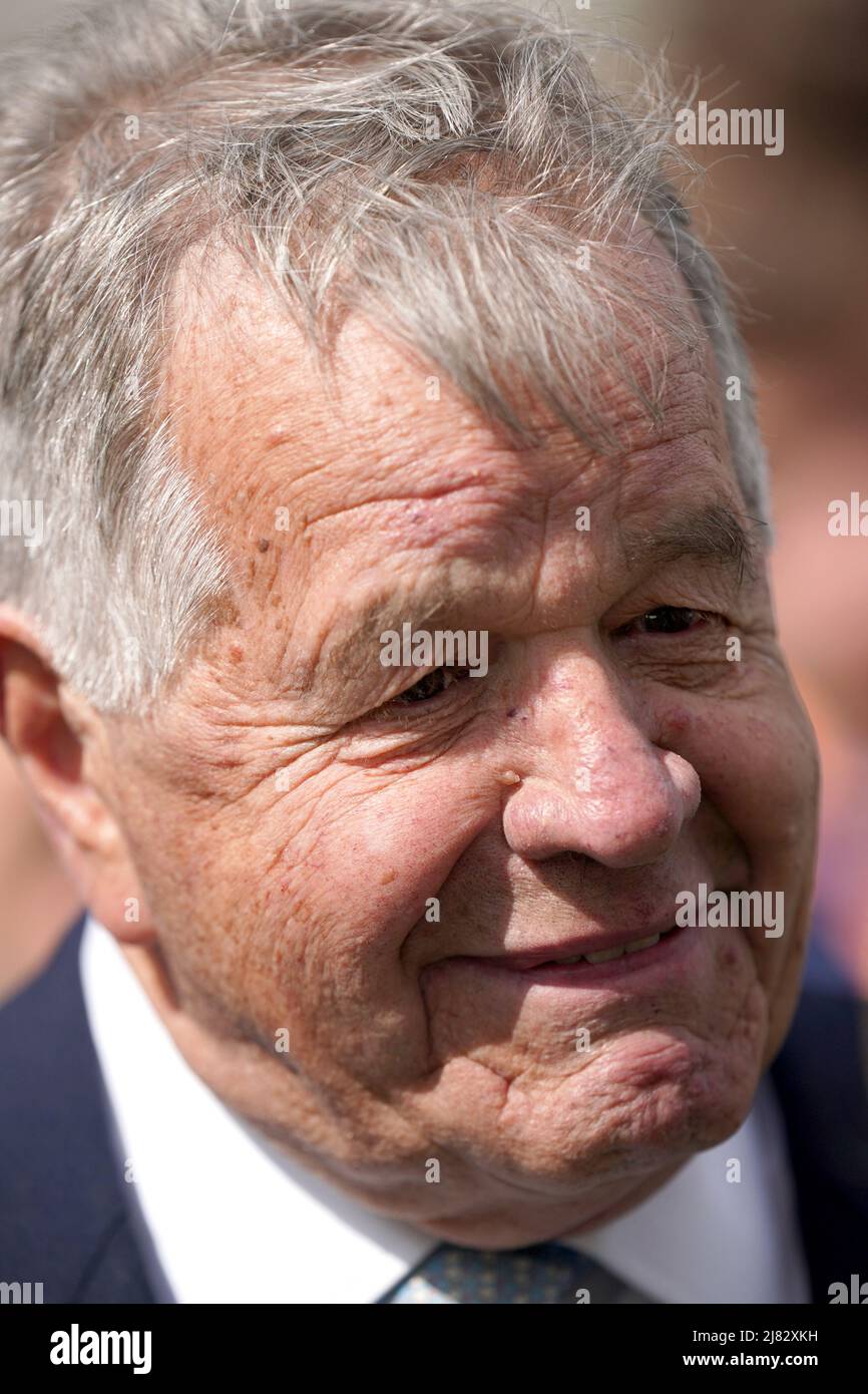 Trainer Sir Michael Stoute during day two of the Dante Festival 2022 at ...