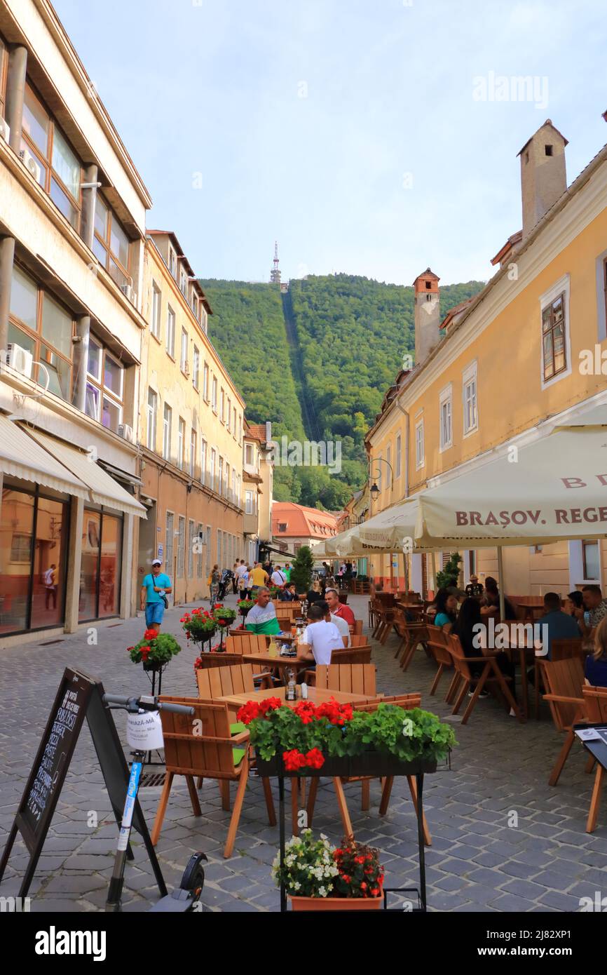 September 11 2021 - Brasov, Kronstadt in Romania, Transylvania ...