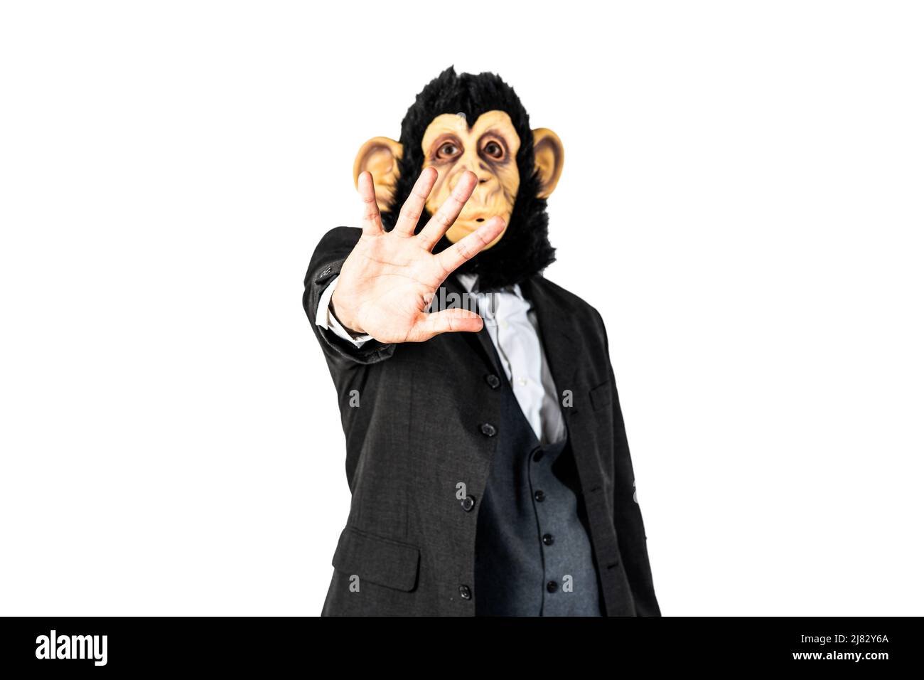 Making stop sign with hand hi-res stock photography and images - Alamy