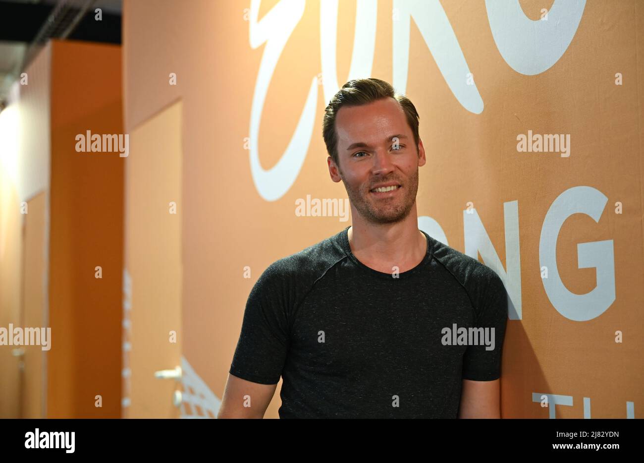 Turin, Italy. 12th May, 2022. Choreographer Marvin Dietmann stands in ...