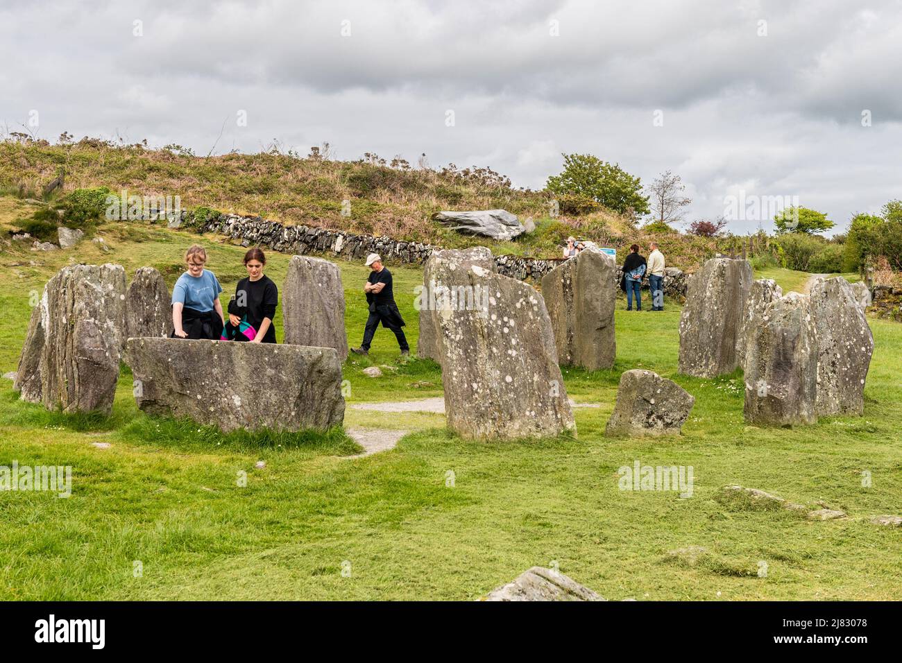 Drombeg, West Cork, Ireland. 12th May, 2022. Tourists enjoy visiting ...