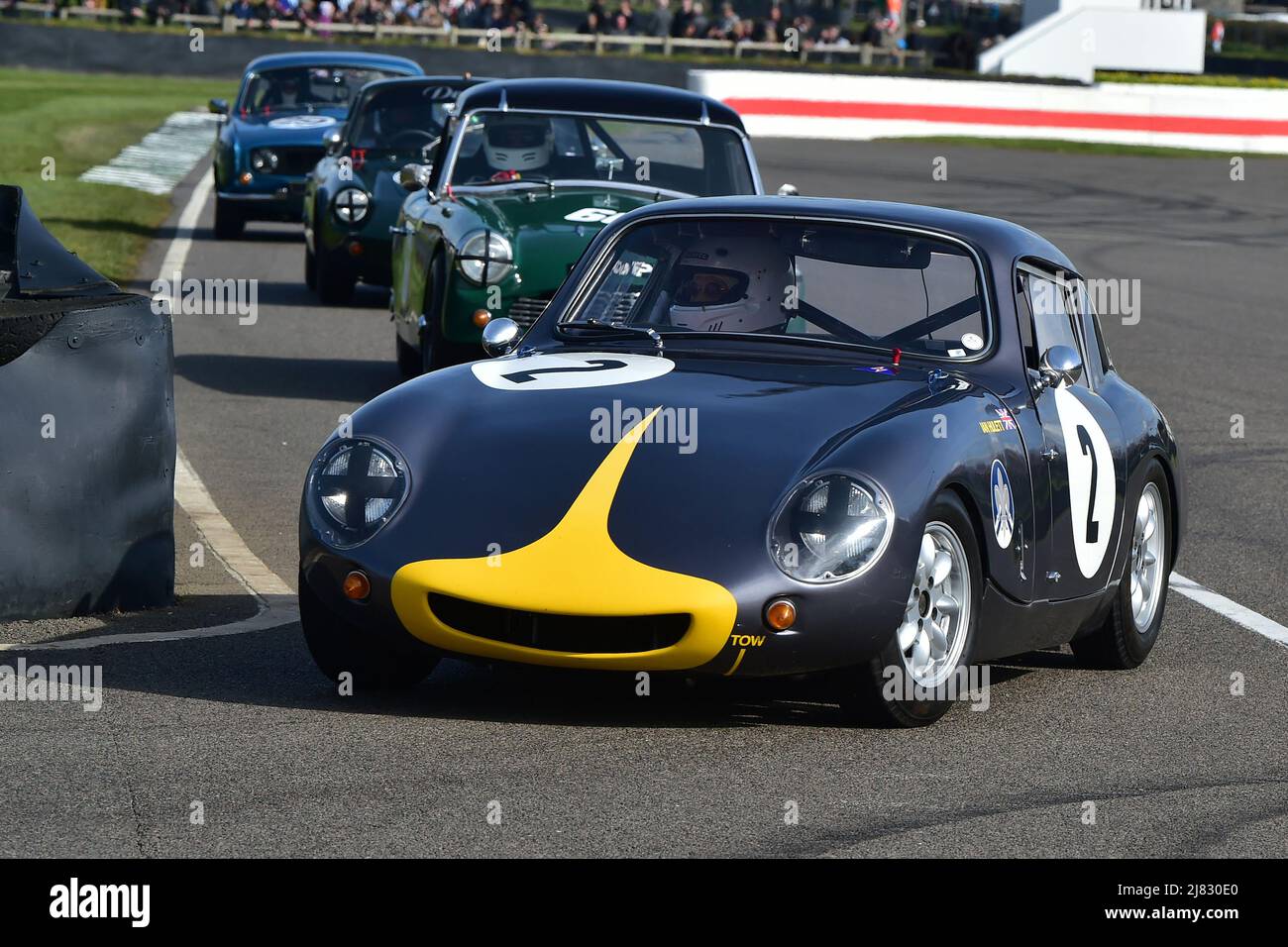 Ian Hulett, Austin Healey WSM Sprite, Weslake Cup, a single driver ...