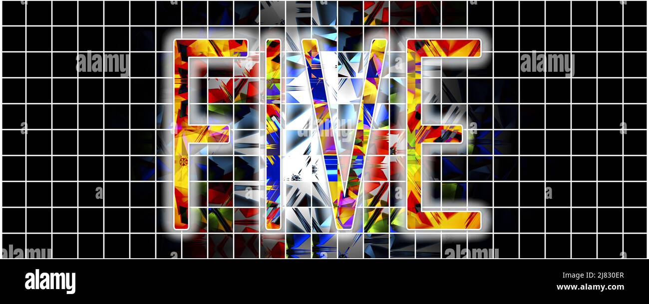 Word five hi-res stock photography and images - Alamy