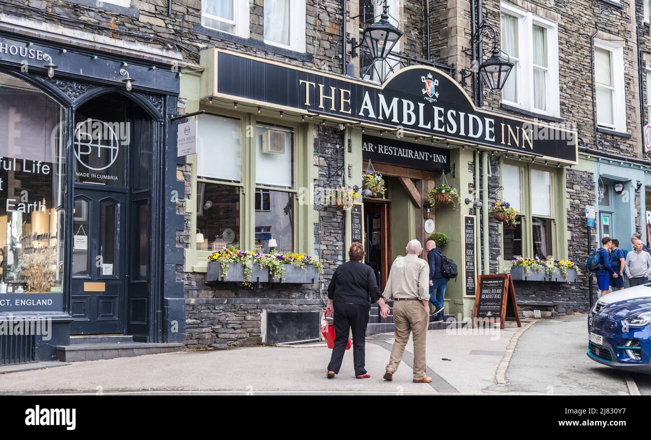 The Ambleside Inn in Ambleside,Lake District,England,UK Stock Photo - Alamy