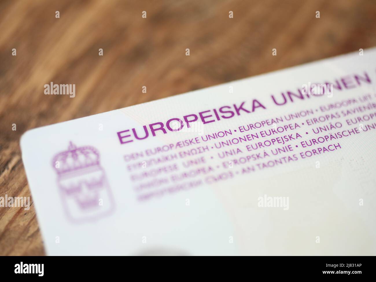 A Swedish passport Stock Photo - Alamy