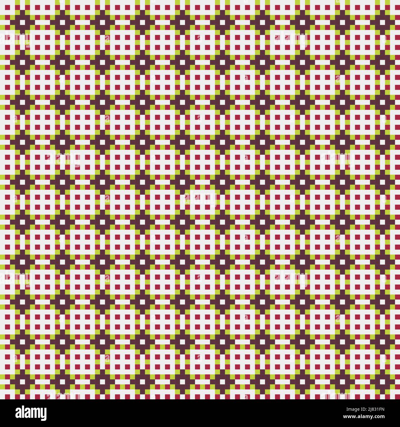 Abstract Cross-Pattern Dotted generative computational art illustration ...