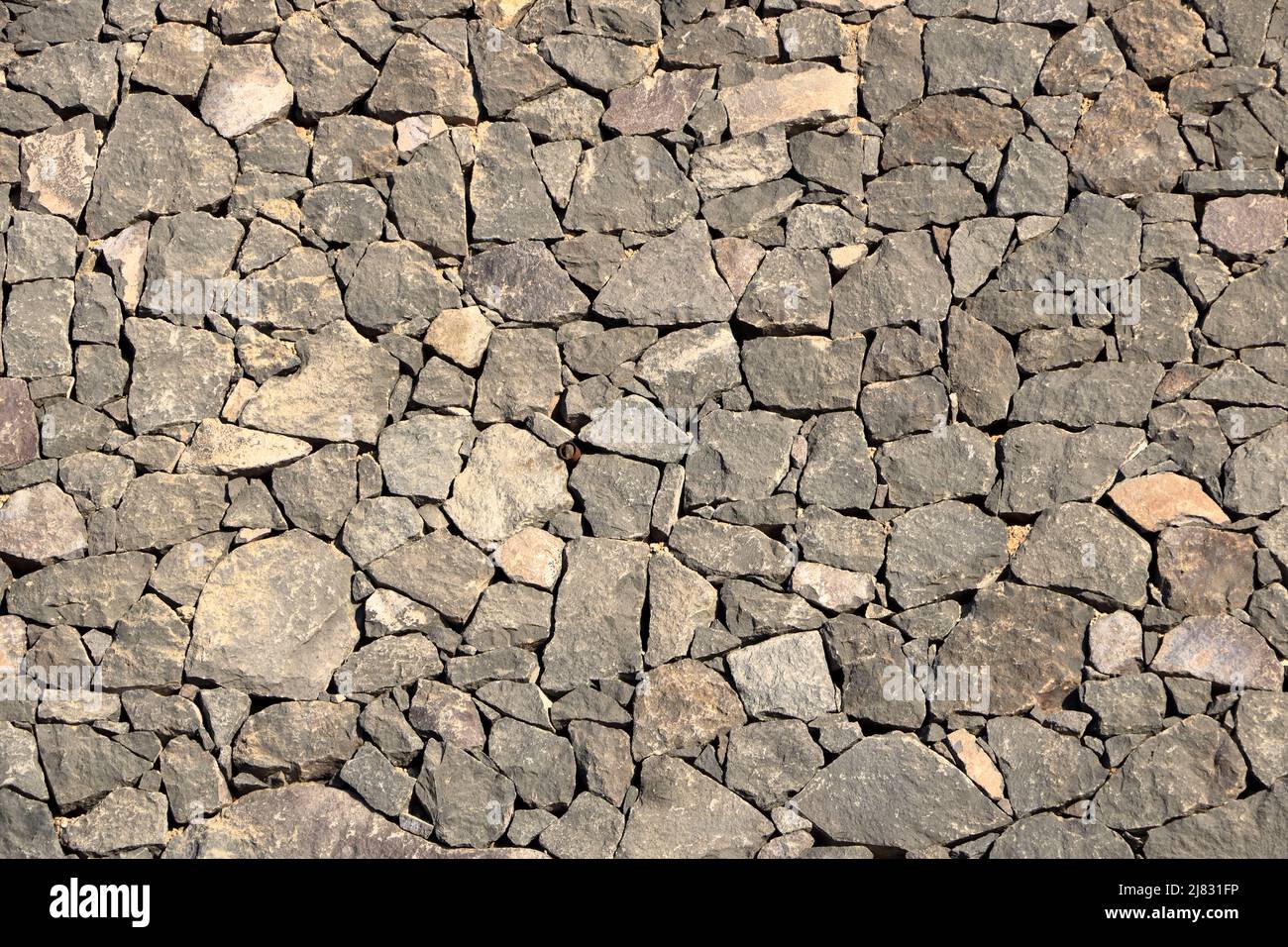 a Gray stone wall texture pattern background Stock Photo - Alamy