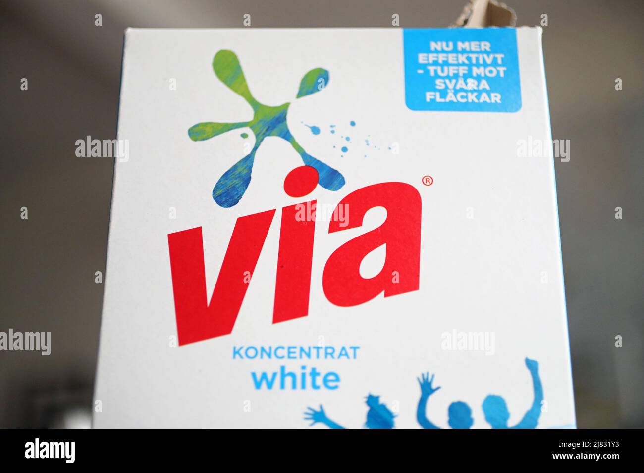 Via detergent from Unilever plc Stock Photo - Alamy