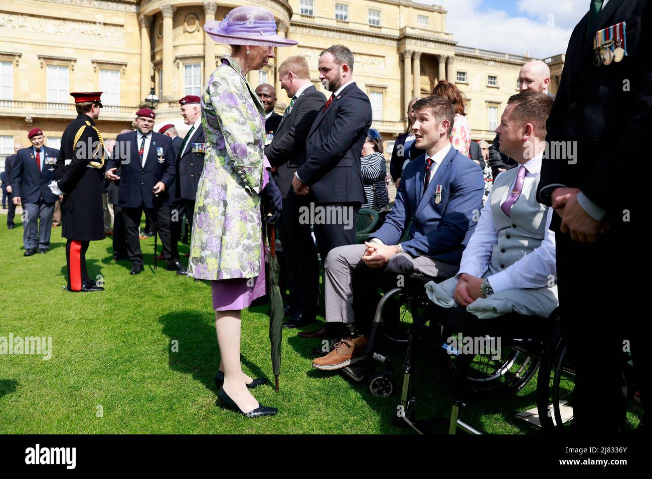 The Princess Royal meets veterans at the Not Forgotten Association ...