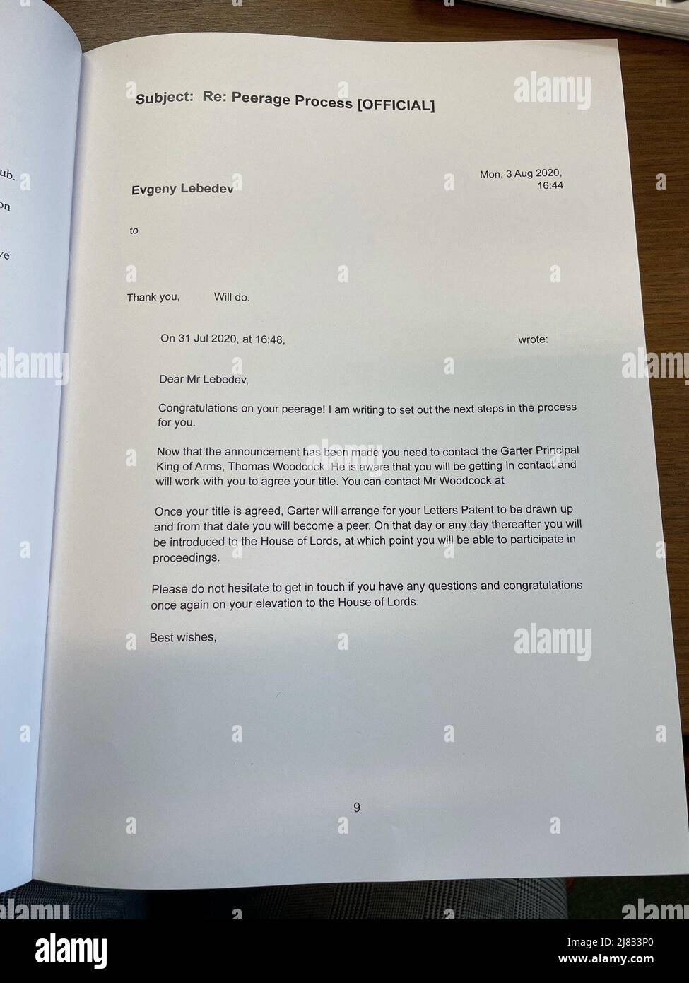 Lord lebedev hi-res stock photography and images - Alamy