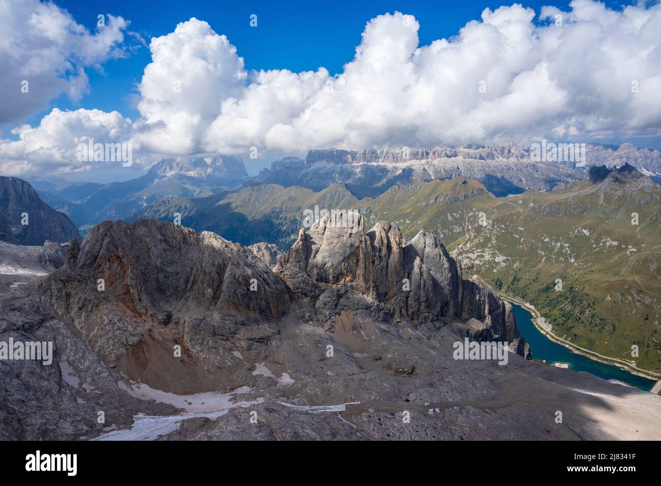 Rocky landscape at the top of Marmolada. Dolomites Stock Photo - Alamy