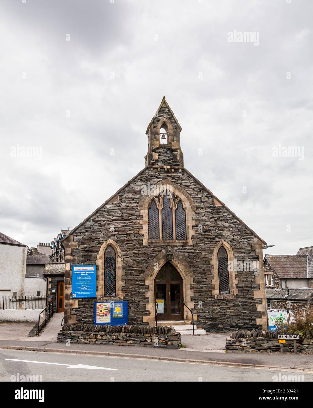The Methodist Church in Windermere,Lake District,England,UK Stock Photo ...