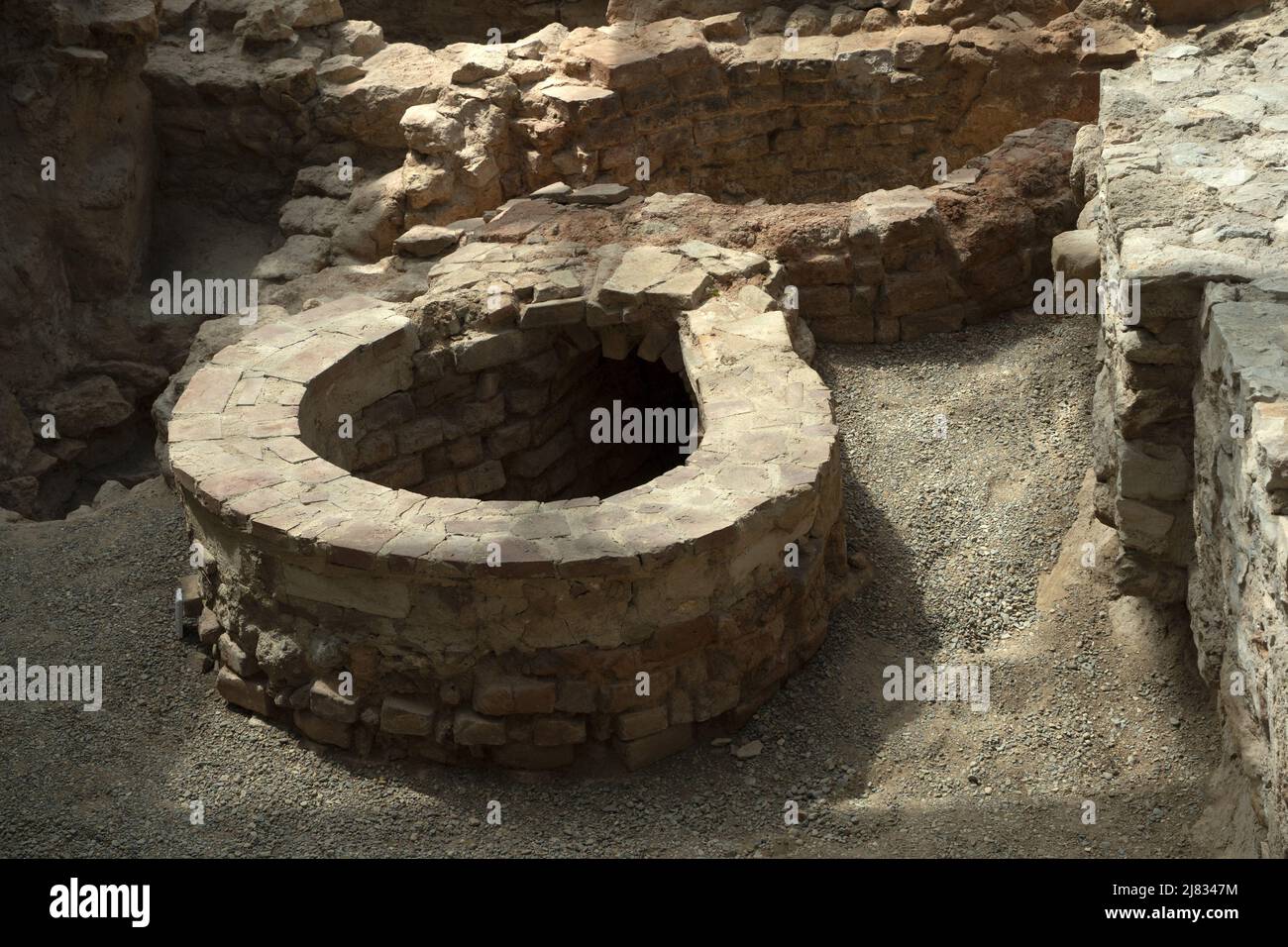 Valencia Spain ancient roman thermae baths Stock Photo - Alamy