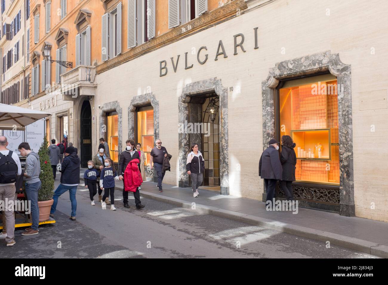 [via dei condotti] street hi-res stock photography and images - Alamy