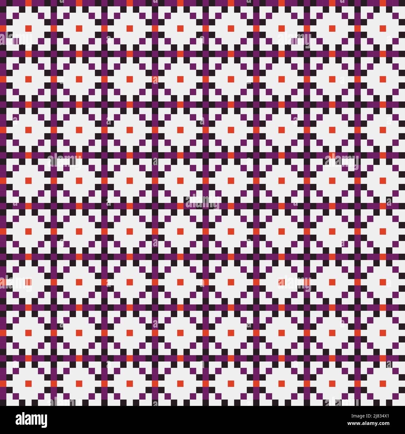 Abstract Cross-Pattern Dotted generative computational art illustration ...