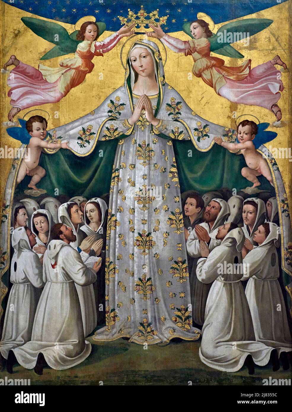 Madonna della Misericordia - olio su tela - Vincenzo Tamagni - primo ...