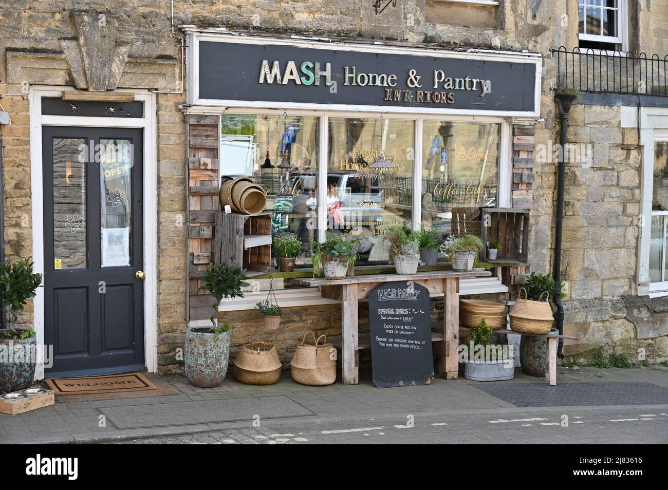 Mash Home & Pantry, a retail outlet and cafe in the north Oxfordshire ...