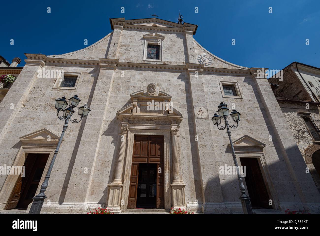 Pacentro, L'Aquila, Abruzzo, church of S. Maria Maggiore. It dates back ...