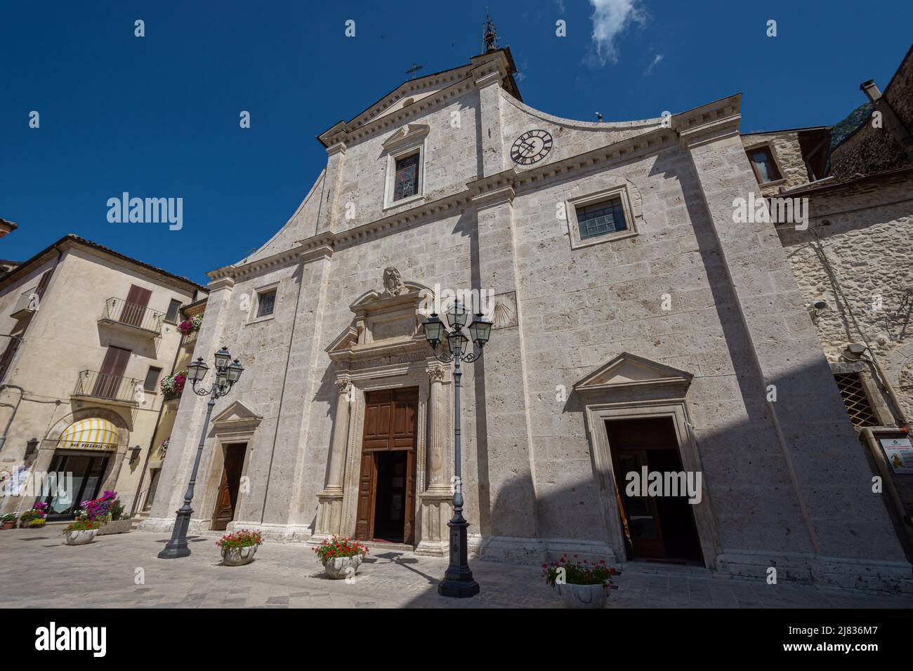 Pacentro, L'Aquila, Abruzzo, church of S. Maria Maggiore. It dates back ...