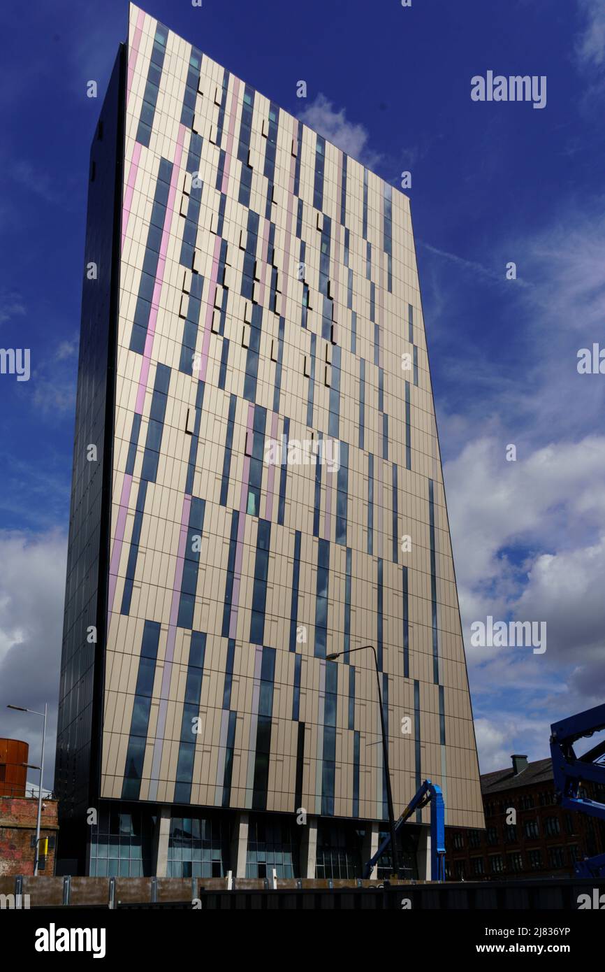 Manchester's landmark Axis Tower, erected in 2014, is a fantastic ...