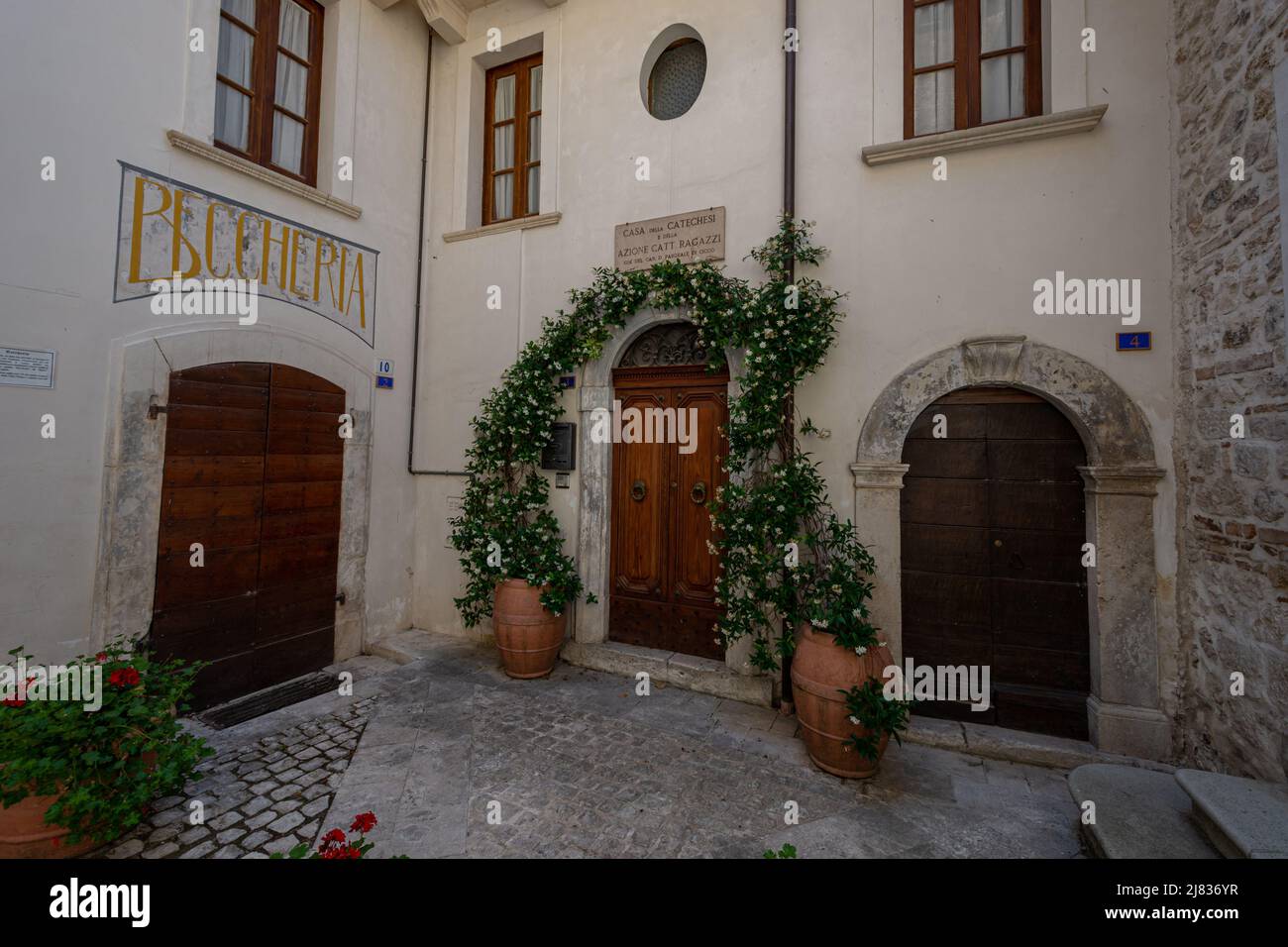 Pacentro, L'Aquila, Abruzzo. Ancient medieval town, known for its ...
