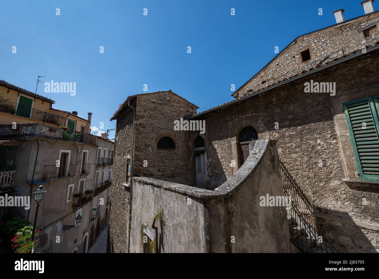 Pacentro, L'Aquila, Abruzzo. Ancient medieval town, known for its ...