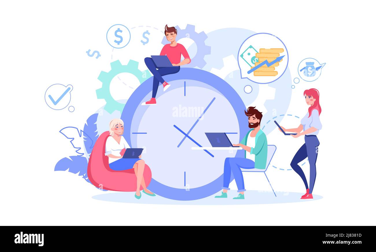 Giant clock Stock Vector Images - Alamy